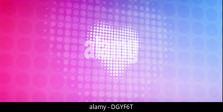 Spotted heart against a multi-colored gradient background Stock Photo ...