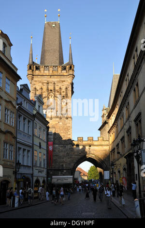 mostecka tower on charles bridge,prague Stock Photo - Alamy