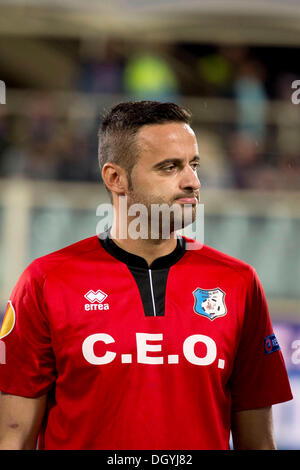 Firenze, Italy. 24th Oct, 2013. David Distefano (Pandurii) Football ...