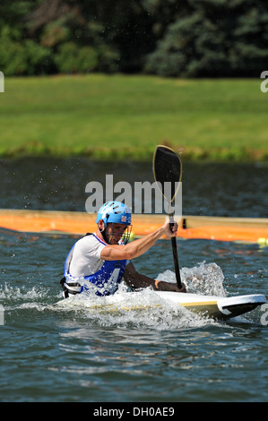 Canoe Polo World Championship Stock Photo - Alamy