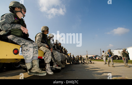 The 8th Civil Engineer Squadron Red Devils construct a defensive ...