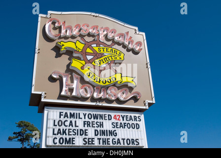 Chesapeake House sign Myrtle Beach SC Stock Photo - Alamy