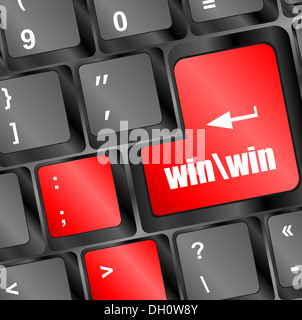 ENTER TO WIN text on red grungy round vintage stamp Stock Photo - Alamy