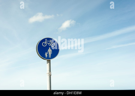 Rhos on Sea-Signs on the Promenade Stock Photo - Alamy