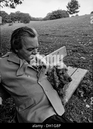 British actor Patrick Wymark photographed in Hampstead, London in ...