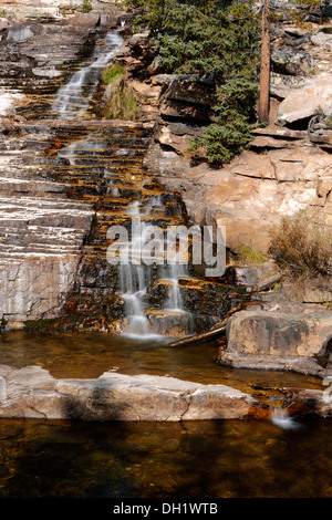 Provo River Falls, Mirror Lake Scenic Byway, Uinta Mountains, Uinta ...