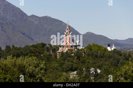 Church of Gravdal, built in Dragestil or Dragon Style, Kirke, Buksnes ...