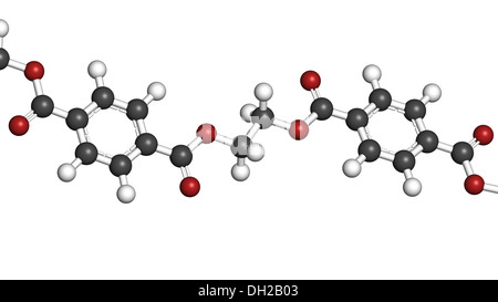 Polyethylene terephthalate (PET, PETE) polyester plastic, chemical ...