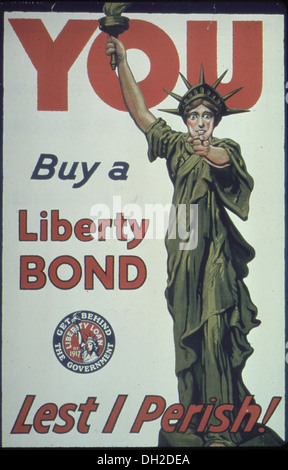 The Liberty Bond advertisement from World War One, featured in the New ...