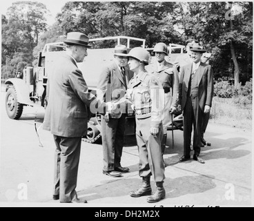 Secretary of War Henry L. Stimson and General Frederick Dent Grant ...