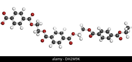Polyethylene terephthalate (PET, PETE) polyester plastic, chemical ...