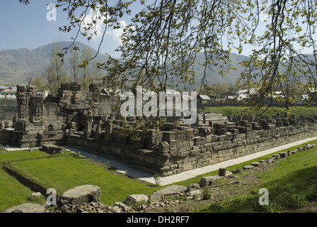 Ruin of avanti swamy temple at avantipur jammu & Kashmir India Stock ...