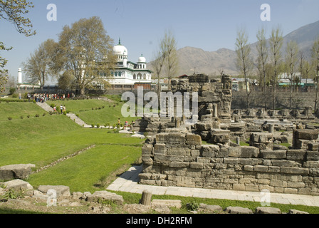Ruin of avanti swamy temple at avantipur jammu & Kashmir India Stock ...