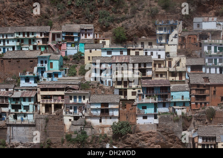 Devprayag town Pauri Garhwal Uttarakhand India Asia Stock Photo - Alamy