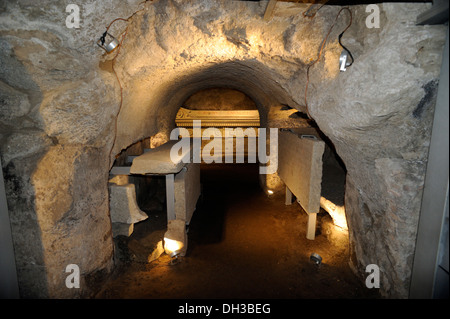 Italy, Rome, Sepolcro degli Scipioni, tomb of the Scipios, ancient ...
