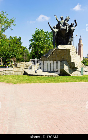 Republic square in Antalya, Turkey Stock Photo - Alamy