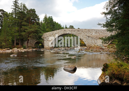 Invercauld Bridge over the River Dee near Balmoral in Royal Deeside ...