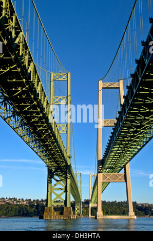 Tacoma Narrows Bridge, Puget Sound, Tacoma, Washington, Olympic ...