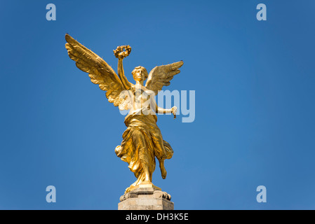 Statue of Angel de la Independencia, Mexico City, Mexico Stock Photo ...