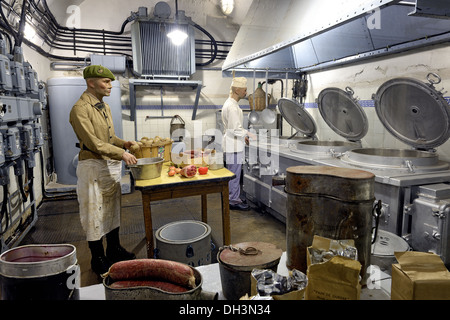 Inside artillery block, Hackenberg fortress, Maginot line Stock Photo ...