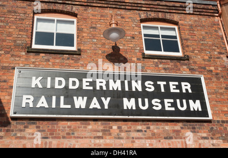 Kidderminster Railway Museum at Kidderminster Railway Station on the ...
