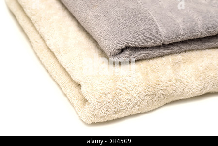 two towels isolated Stock Photo - Alamy