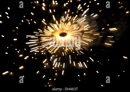 Diwali festival ; firecrackers ; Bombay ; Mumbai ; Maharashtra ; India ...