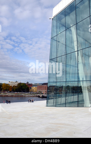 Olso Opera House designed by Norwegian architect firm Snohetta on the ...