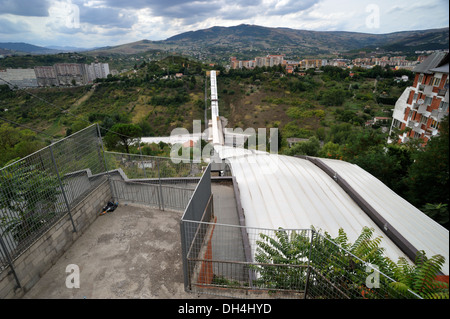 Italy, Basilicata, Potenza, the new system of escalators and elevators ...