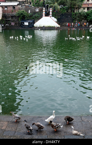 Banganga water Tank Walkeshwar temple Mumbai Maharashtra India Stock ...