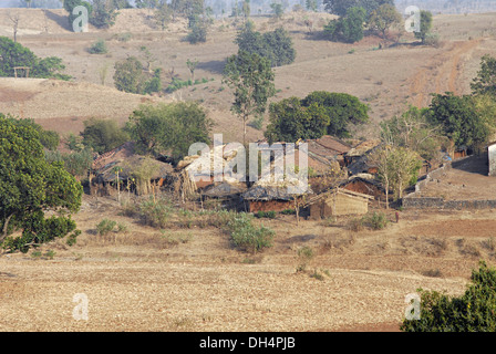 Tribal house, Bhil Tribe, Madhya Pradesh, India Stock Photo: 62185996 ...