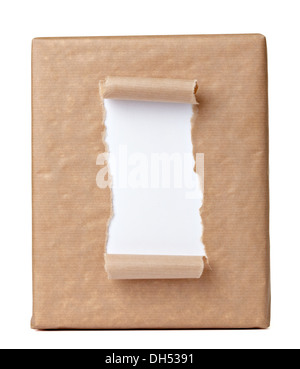 box ripped wrapping Stock Photo - Alamy