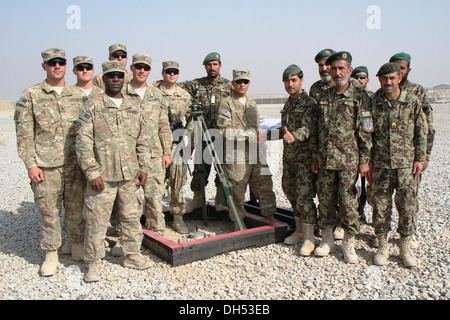 U.S. Army field artillery advisers with 1st Battalion, 76th Field ...