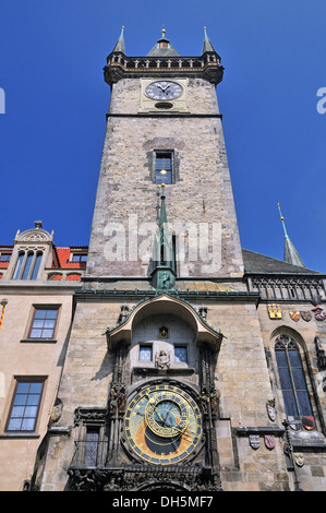 The Town Hall Clock also known as the Astronomical Clock rebuilt by ...