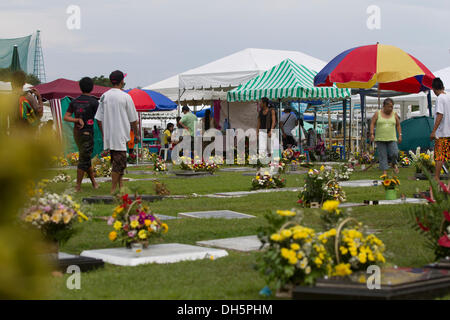 Cebu City, Philippines. November 1st 2013, All Saints Day in the ...