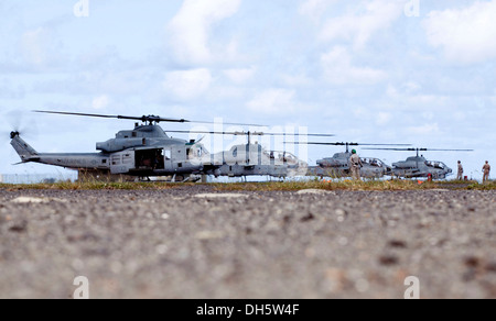 U.S. Marines with Marine Air Support Squadron (MASS) 2 conduct a direct ...