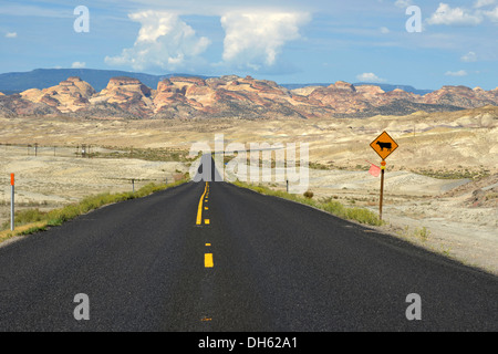 USA, Utah, highway 24, signs Stock Photo - Alamy