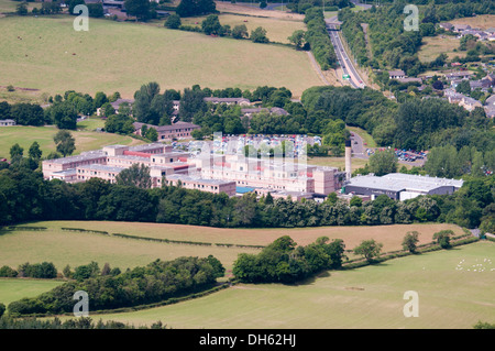 Borders General Hospital from the middle Eildon, Melrose Stock Photo ...