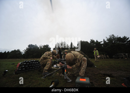 mortar,British,army,bomb,81mm,support weapon, indirect, fire, live ...