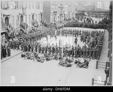 The Second Battalion of the IX Coast Artillery Corps is shown ...