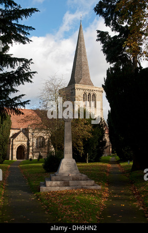St Michaels Church Stoke Prior Stock Photo - Alamy