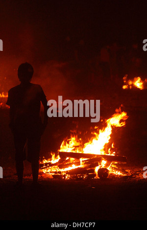 San Juan festival, that is celebrates every 23th June, in summer ...