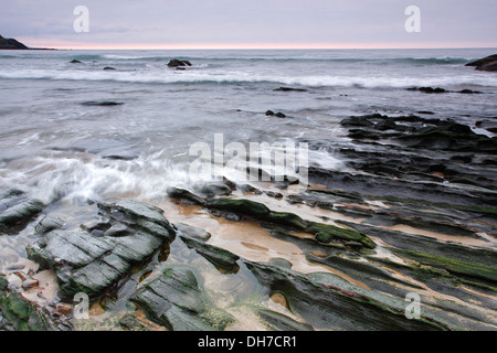 Flysch, Deva, Deba, Guipuzcoa (Gipuzkoa), Basque Country, Spain Stock ...