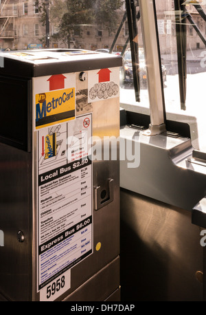 New York City Bus Farebox Stock Photo - Alamy