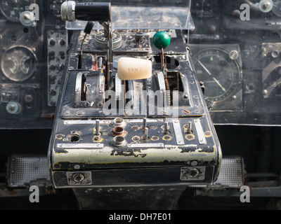 Inside the cockpit of an Antonov AN-2 jet plane Stock Photo - Alamy