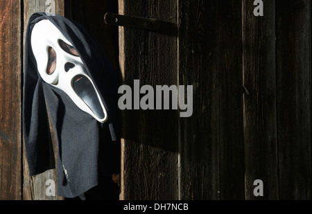 Scary horror shot Grim reaper with axe, the death itself Stock Photo ...