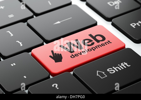 Mouse Cursor and Web Development Stock Photo - Alamy