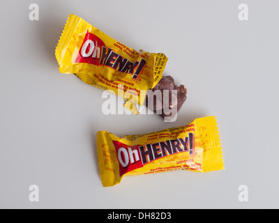 A Oh Henry! candy bar. Canadian packaging shown Stock Photo - Alamy