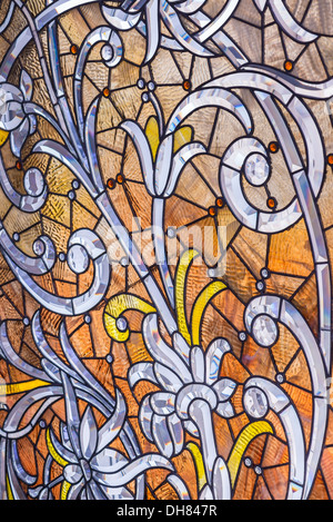 Abstract purple cross. Artistic style digital illustration for Lent and ...