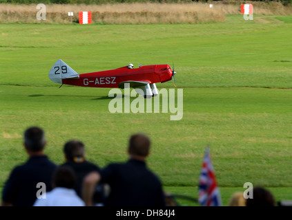 Chilton DW-1 vintage 1930s monoplane aircraft from the Shuttleworth ...